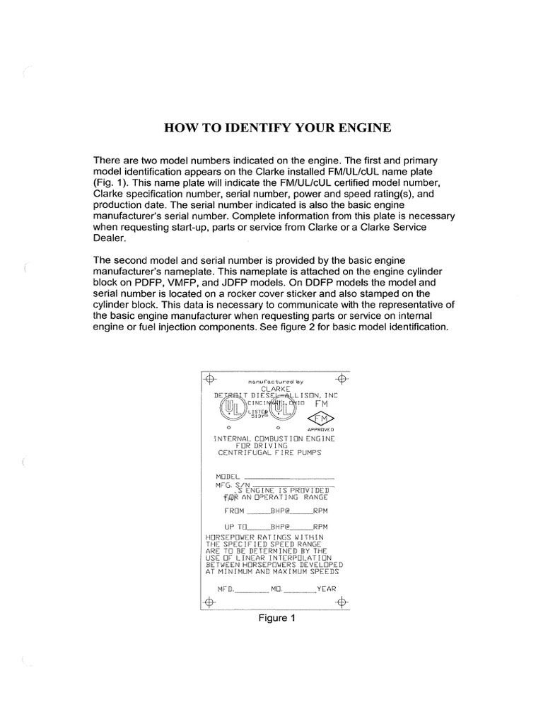 How To Identify Clarke Engines | PDF