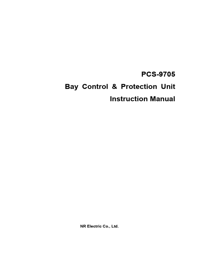 PCS-9705 X Instruction+Manual en Customized ECKF162122 R1.22 | PDF | Power Supply | Direct Current