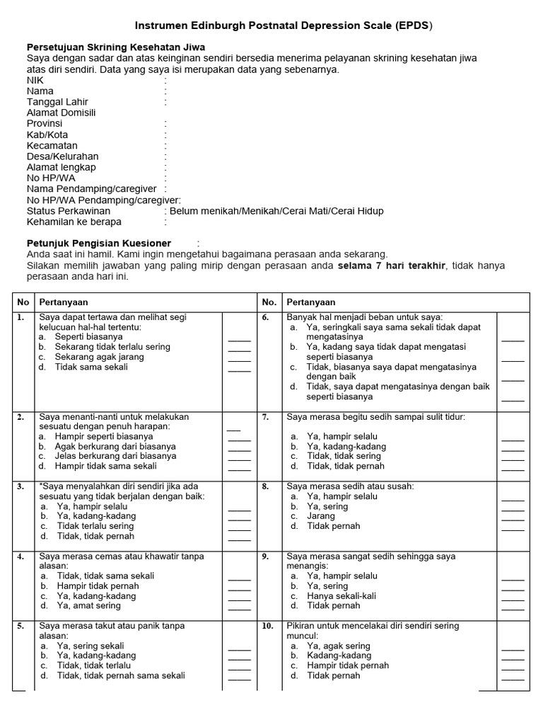 Instrumen Epds | PDF