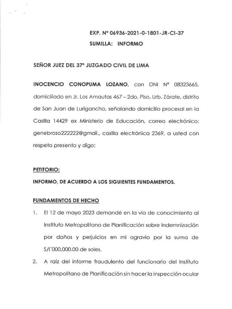 Exp. 06936-2021-0-1801-JR-CI-37 - Anexo - 103523-2025 | PDF