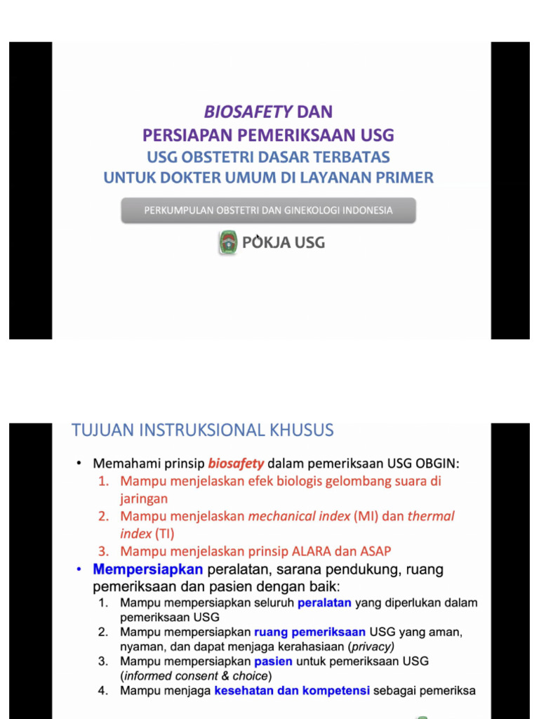 Persiapan USG | PDF