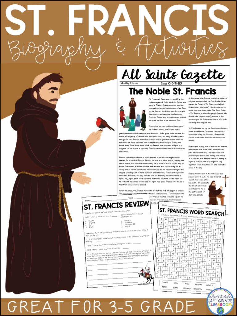 St. Francis of Assisi Resource | PDF | Francis Of Assisi | Pope Francis
