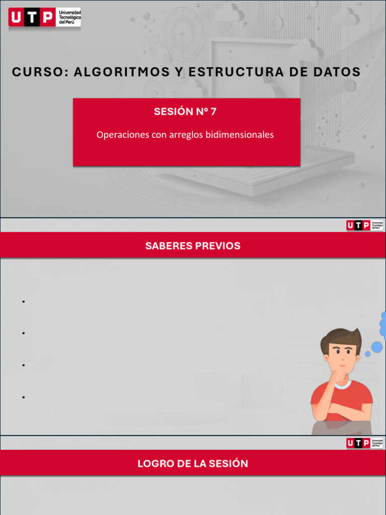 S04 - s7 - Operaciones Con Arreglos Bidimensionales | PDF | Matriz ...