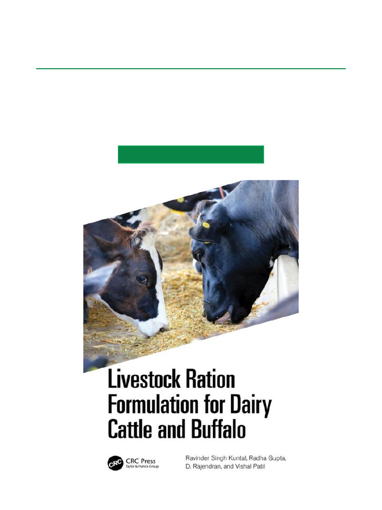 Buffalo Feed Formulation in India | PDF | Linear Programming | Algorithms