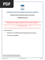 AIMS Professional Examination Pack | PDF | Blood Type | Staining