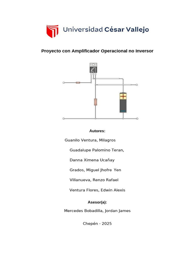 Informe Electricidad | PDF | Red eléctrica | Amplificador