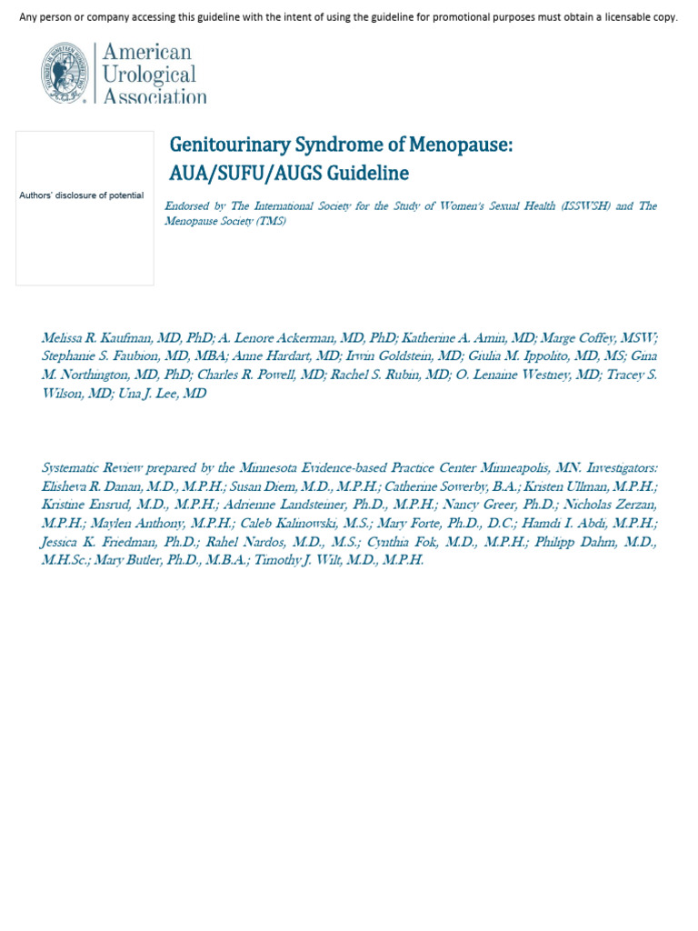 GSM Unabridged 2025 (2) | PDF | Vagina | Menopause