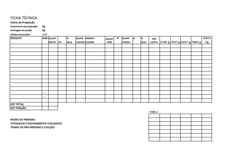 2025 Mod BR Ficha Técnica Tec Diet - 250306 - 150021 | PDF