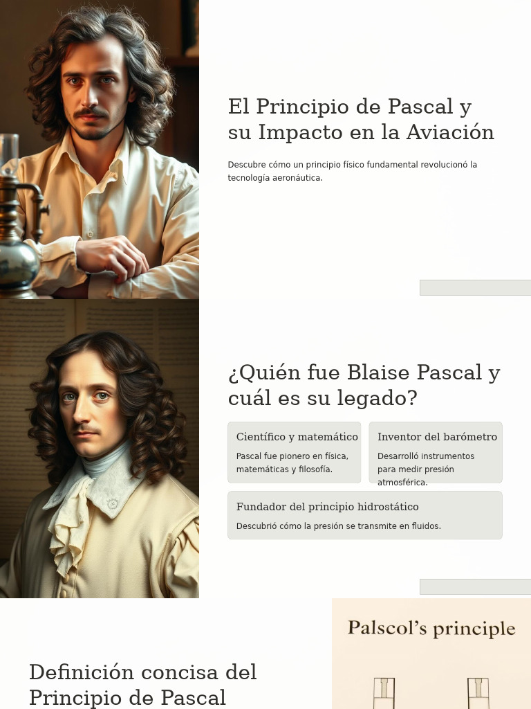 El Principio de Pascal y Su Impacto en La Aviacion | PDF | Presión | Avión