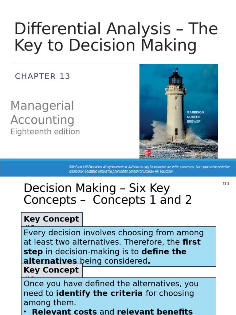 MGMT 122 Chapter 13 Slides - Tagged | PDF | Expense | Opportunity Cost