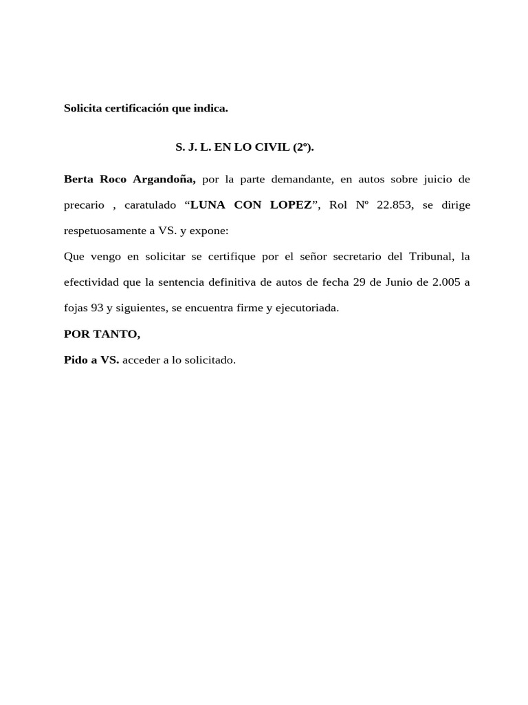 Certificaci N Lisboa Urbina | PDF