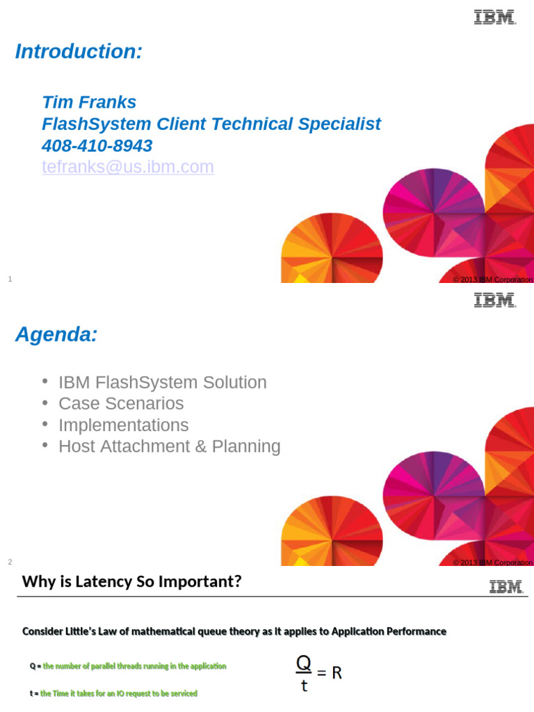 IBM FlashSystem Performance Solutions | PDF | Computer Engineering ...