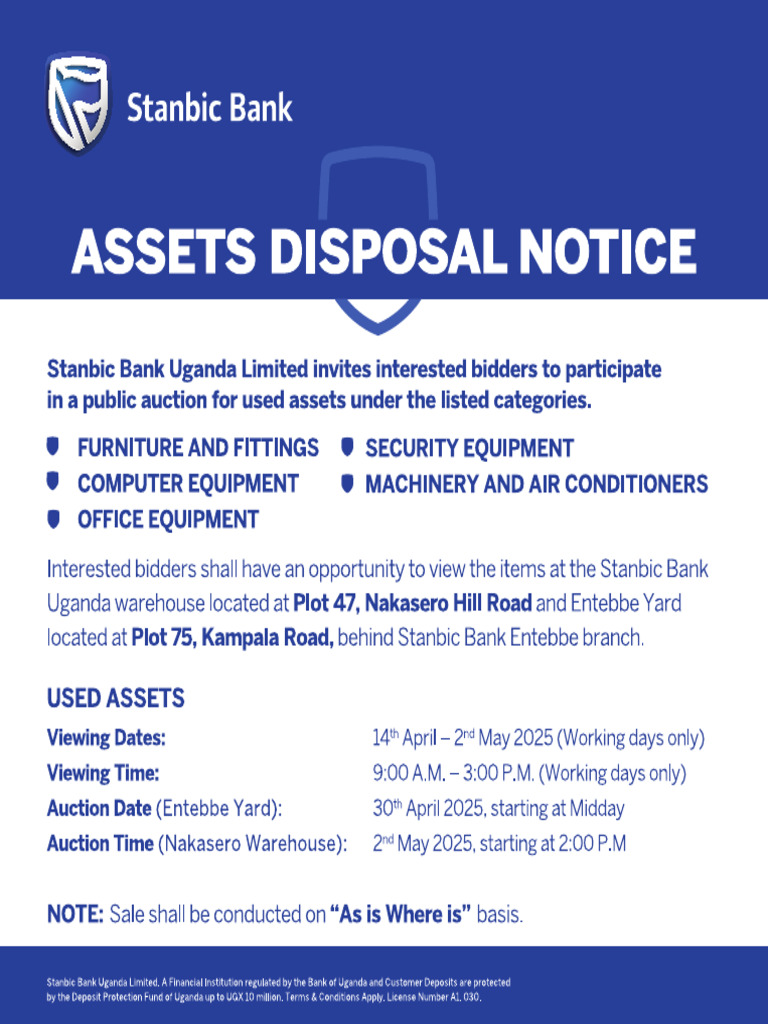 Asset Disposal Notice May 2025 | PDF