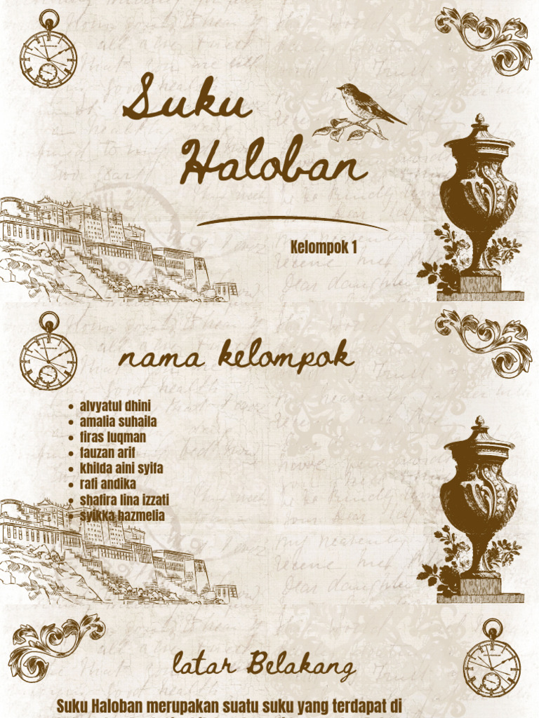 Power Point Suku Haloban | PDF