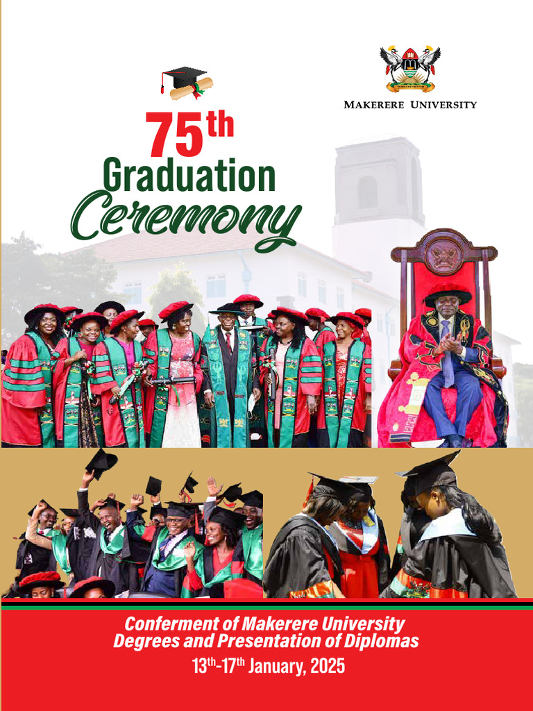 Makerere University 75th Graduation 2025 | PDF | Academic Degree ...