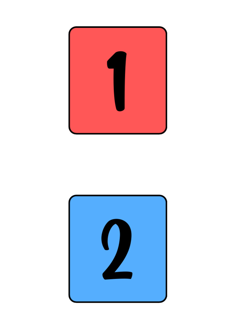 Numbers 1 To 100 Square Flashcards | PDF