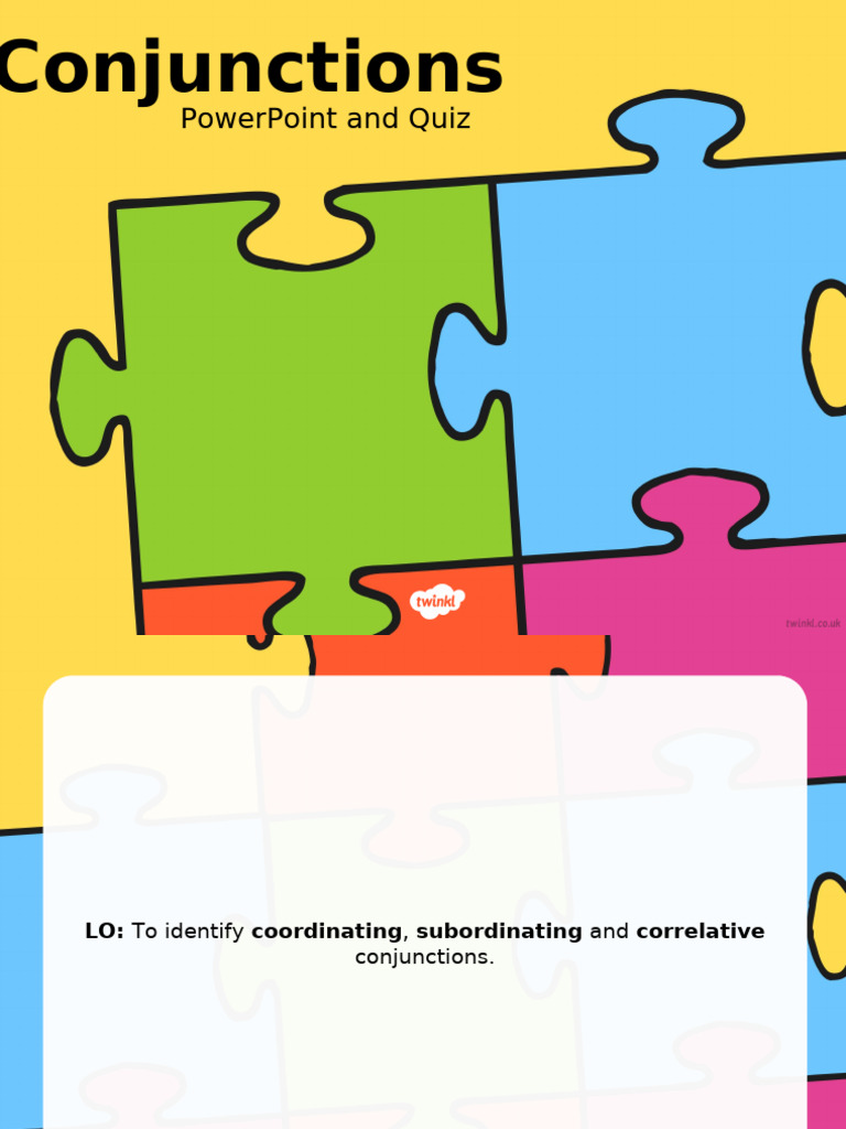 Using Different Types of Conjunctions Quiz - Ver - 1 | PDF | Syntax ...