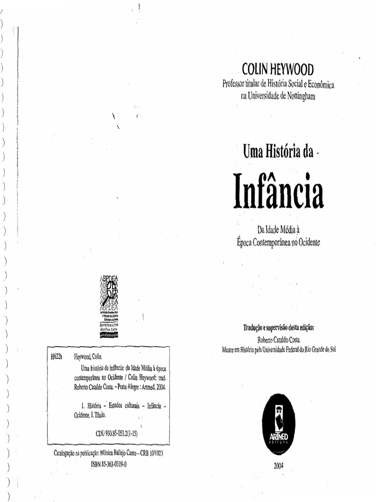 Colin Heywood - Uma História Da Infância | PDF | Juventude | Ciências ...