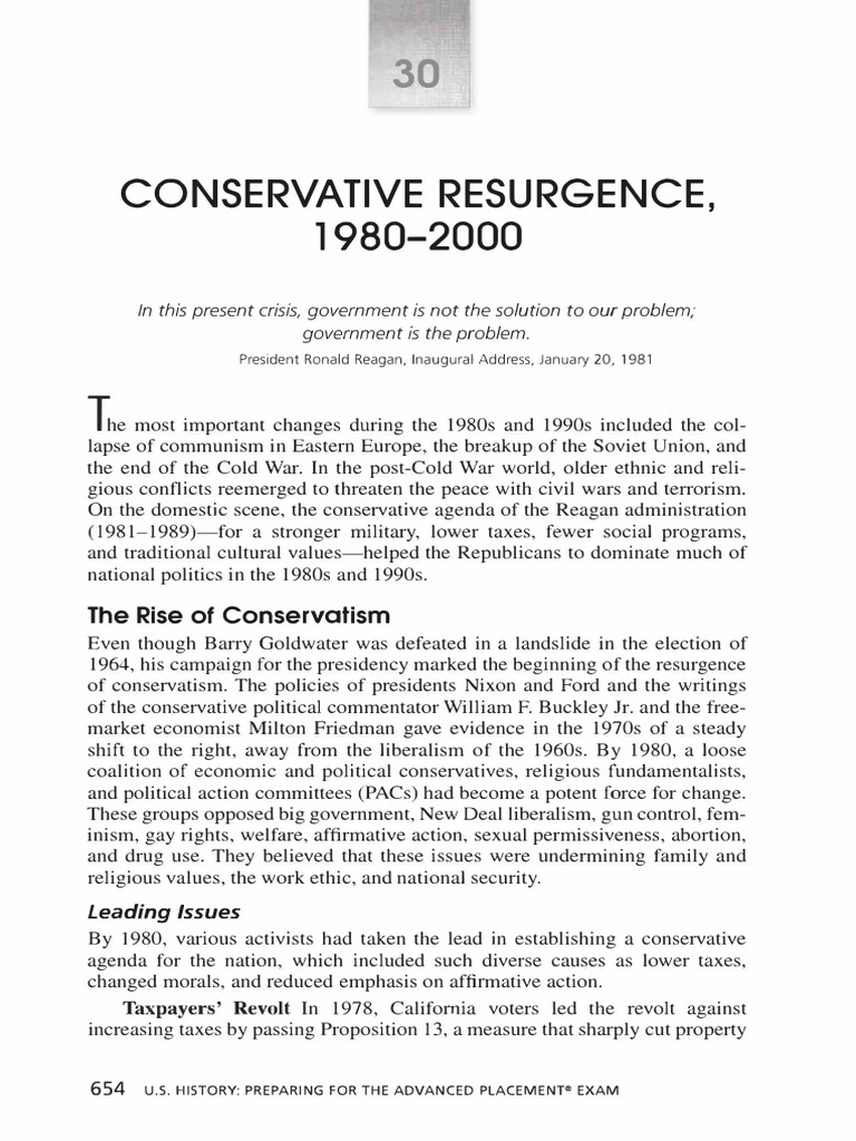 Amsco Chapter 30 | PDF | Supply Side Economics | Democratic Party ...