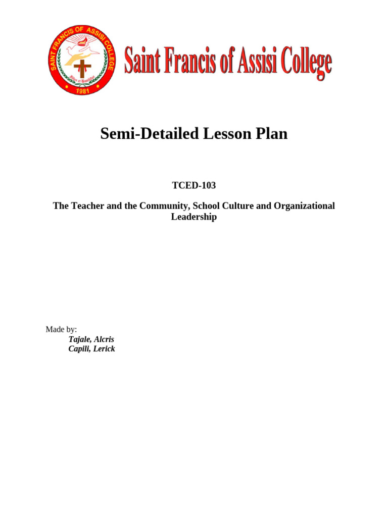 SFAC Vision and Mission Overview | PDF | Lesson Plan | Learning