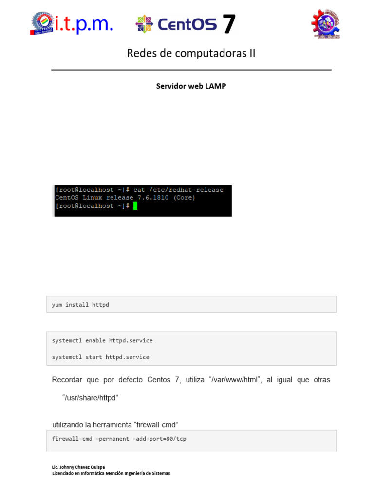 Servidores Lamp | PDF | Servidor HTTP Apache | Php
