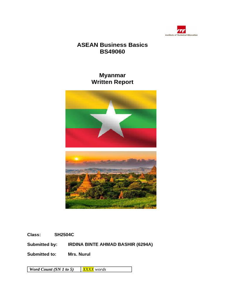 ASEAN Business Basics - Assignment Template copy | PDF | Economies