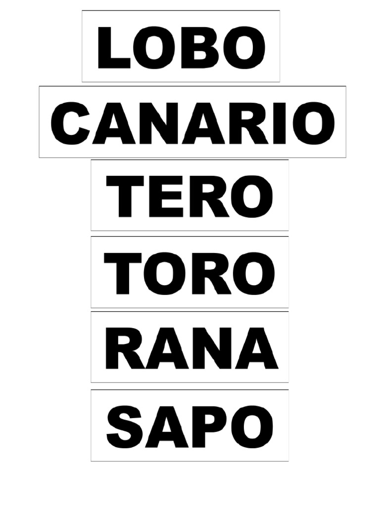 Nuevas Palabras para El Banco de Palabras | PDF
