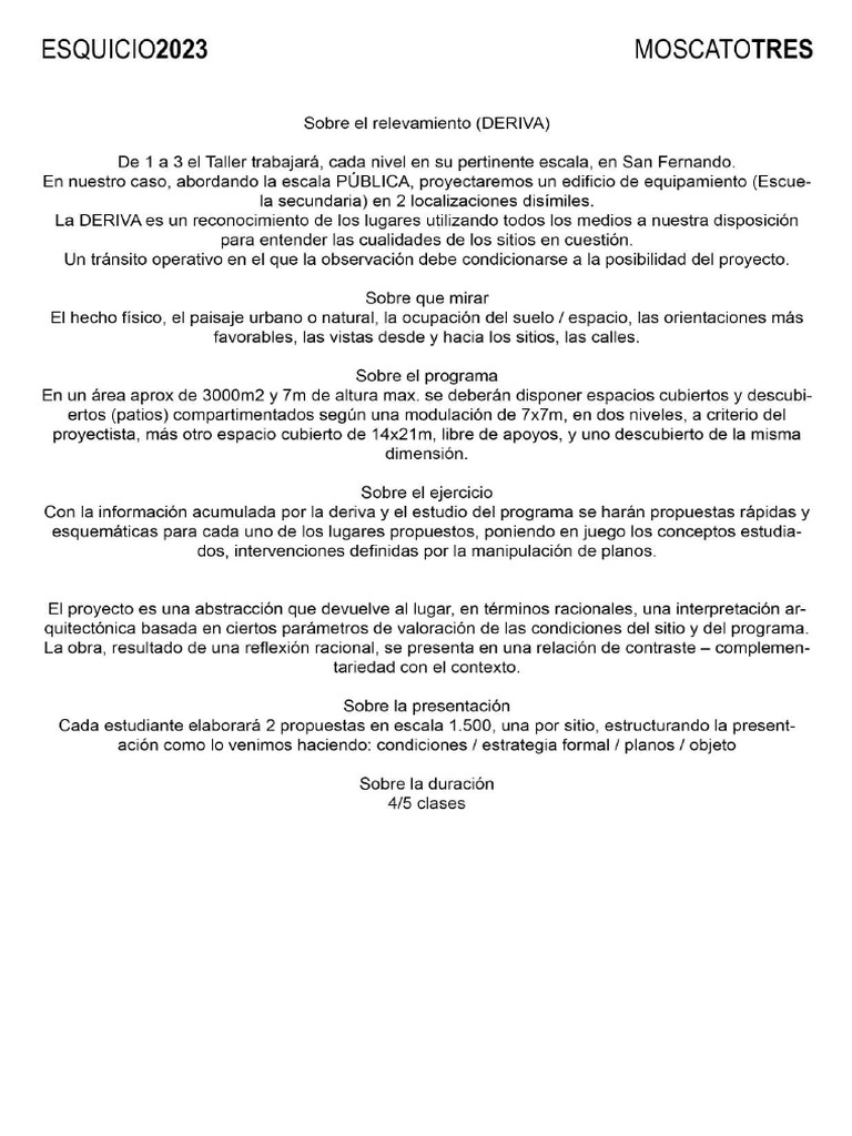 Esquicio 20232cuat | PDF