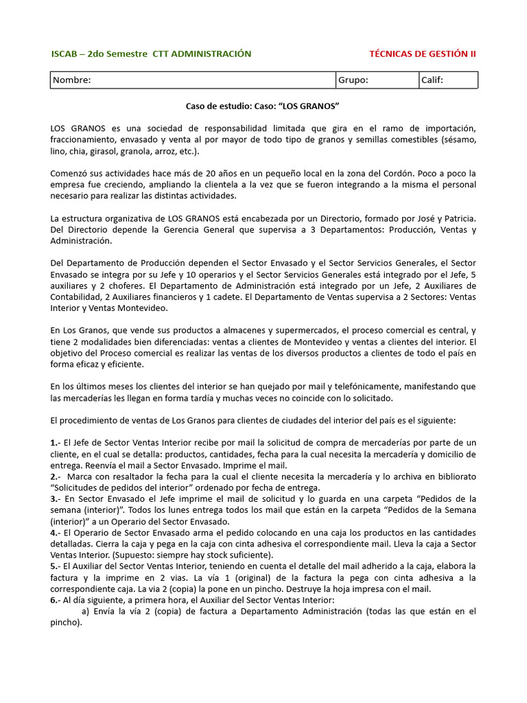 2do parcial TGII - TH2 | PDF | Factura