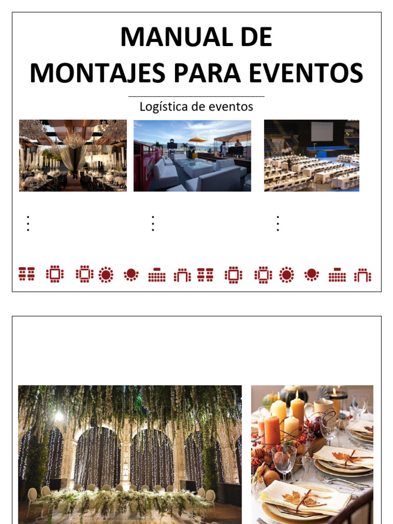 Tipos de Montajes para Eventos | PDF