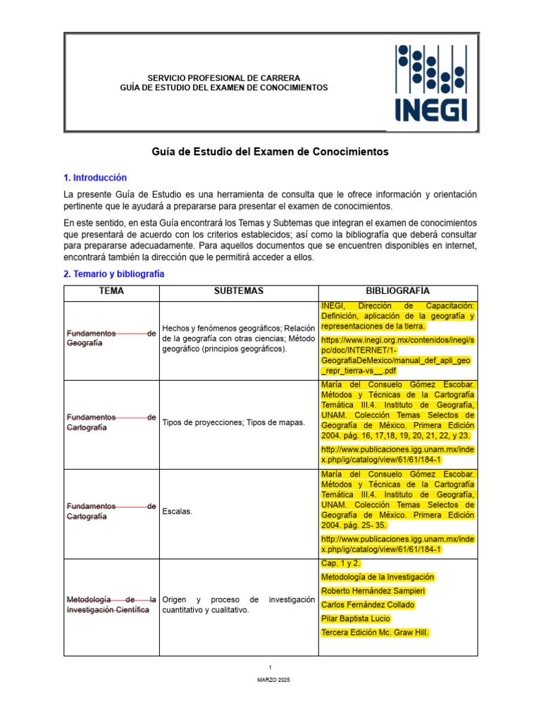 0 - Guía de Estudio Del Examen - 107001 | PDF | Cartografía | Informática
