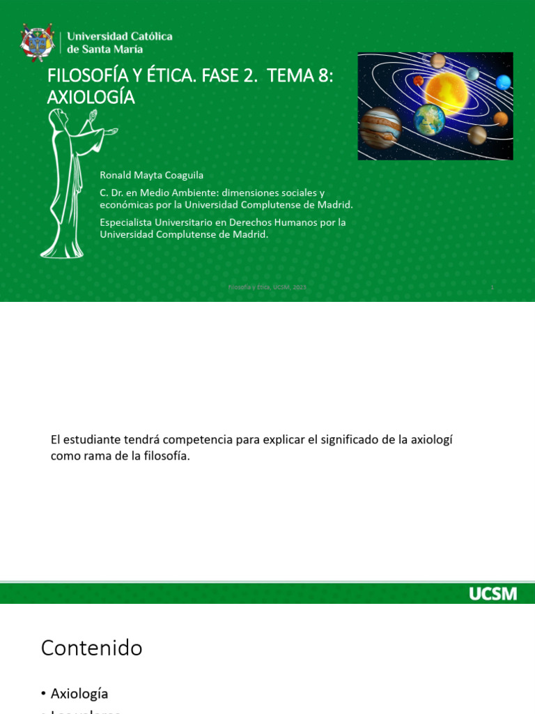 Filosofía y Ética Fase 2 Axiología | PDF | Belleza | Educación en artes ...
