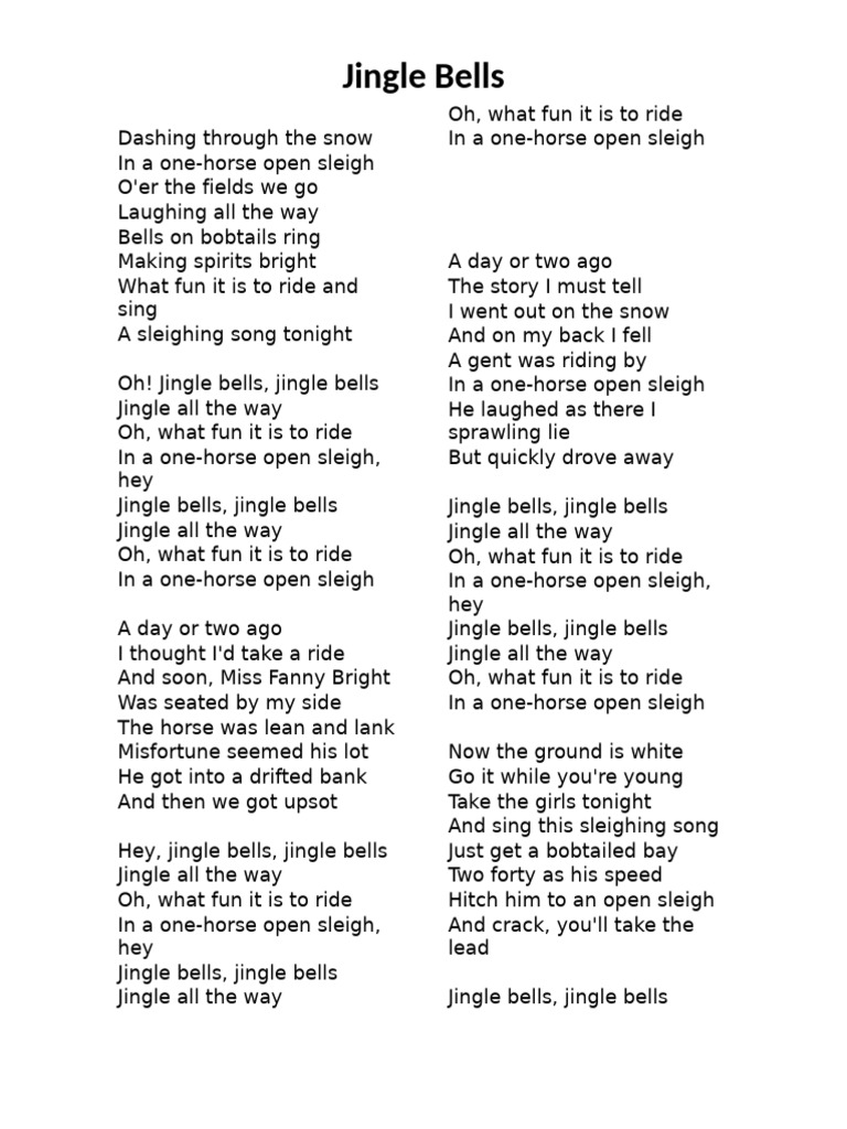 Dashing Through the Snow (1) | PDF