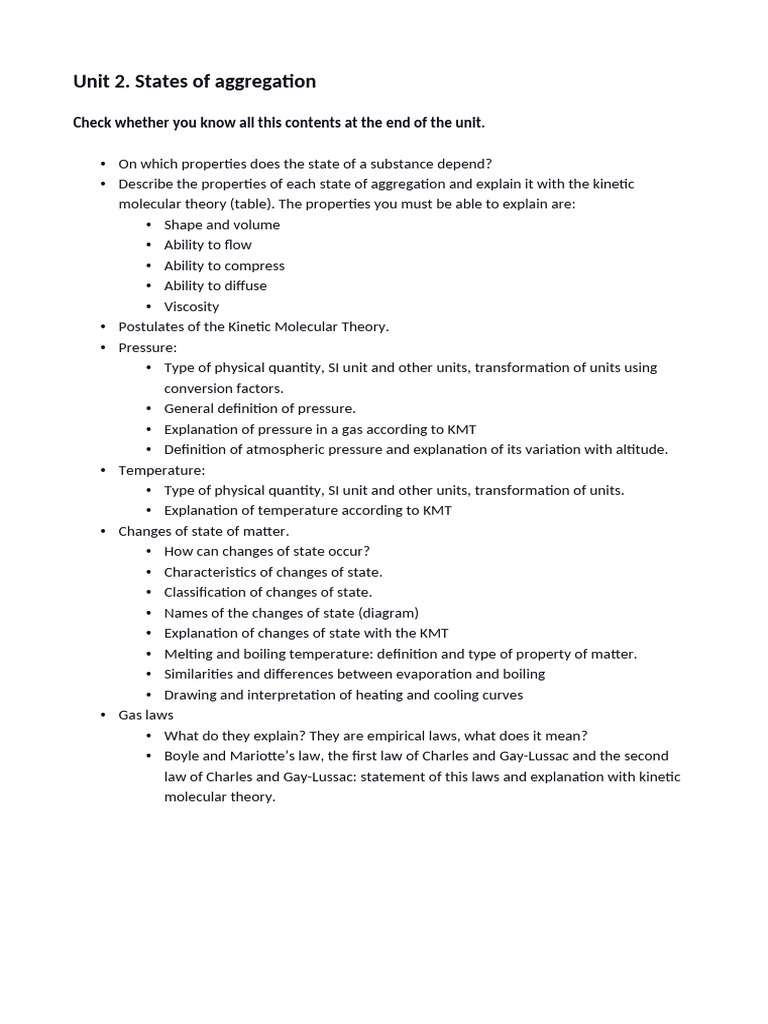 Unit 2 Revision Exam | PDF