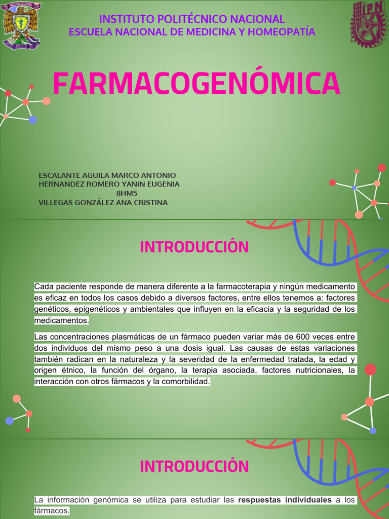 Farmacogenómica OK | PDF | Farmacogenómica | Medicamentos con receta