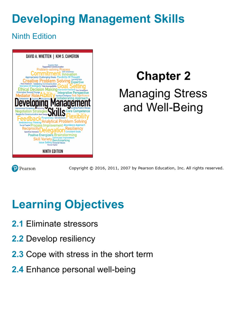 Managing Stress and Well-Being Strategies | PDF | Psychological ...