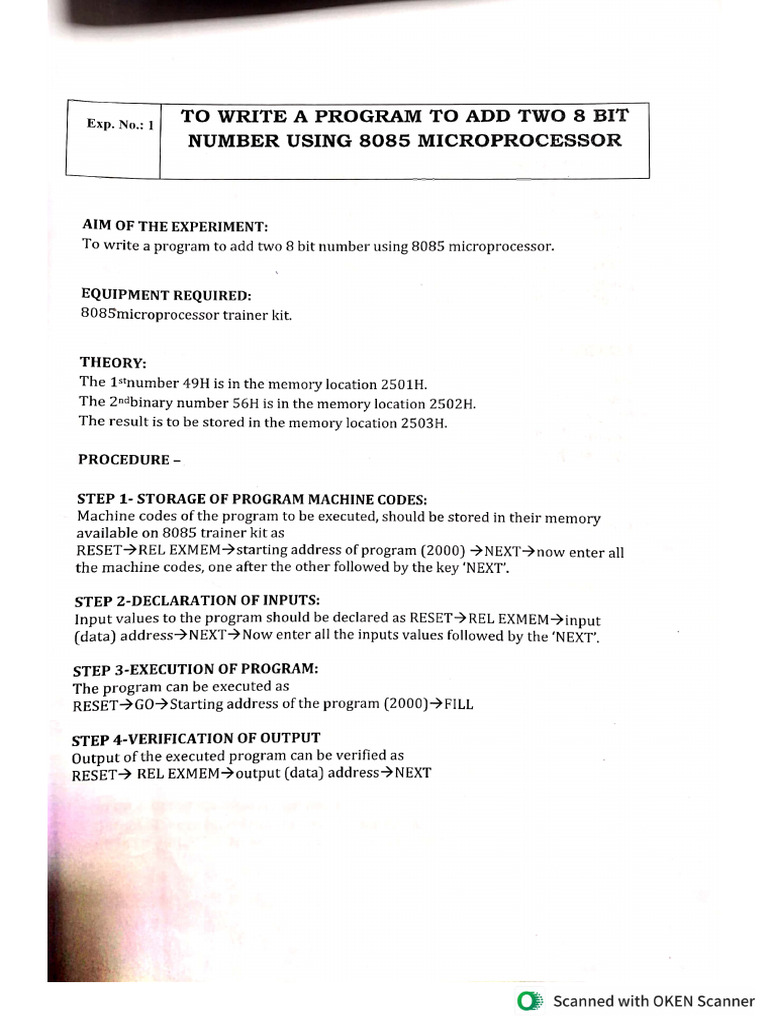 MPMC Experiment No-2 | PDF