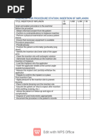 Implanon NXT Checklist and Consent Form | PDF | Health Care | Medicine
