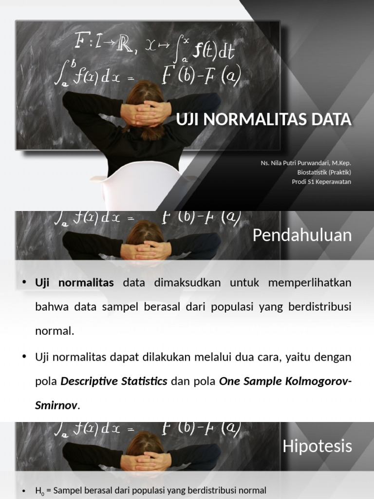 Uji Normalitas Data | PDF