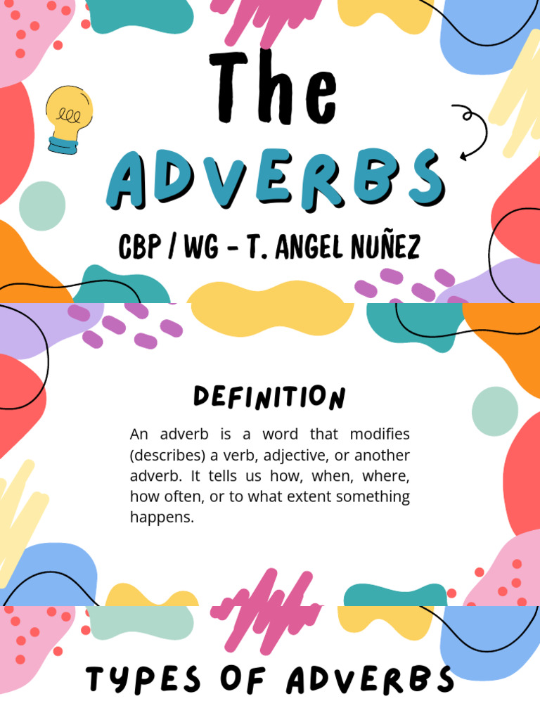 The Adverbs | PDF