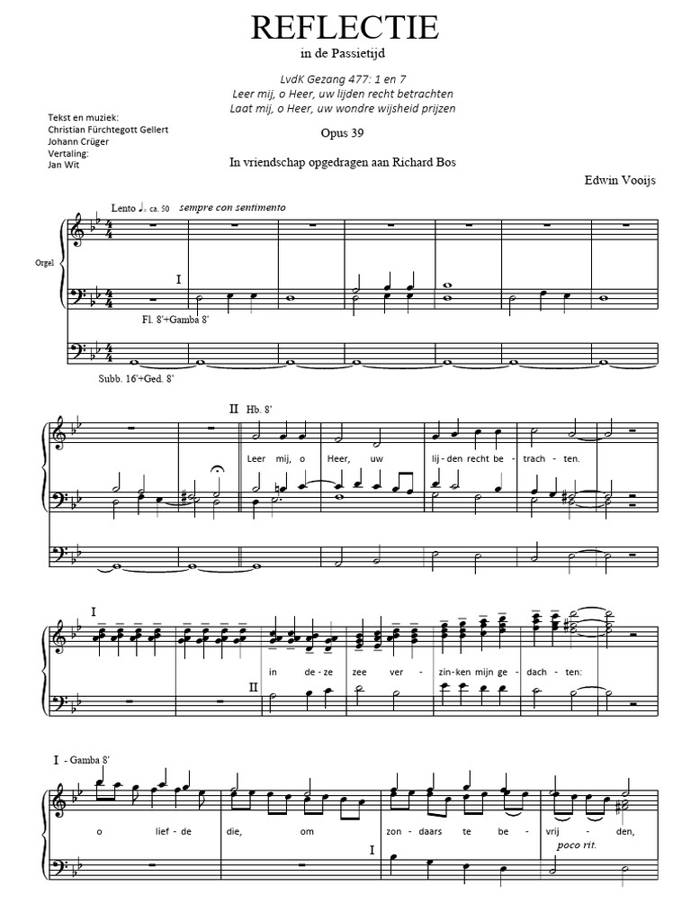 Reflectie - (E Vooijs) | PDF