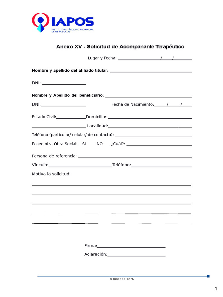 ACOMPANANTE TERAPEUTICO Anexo XV | PDF