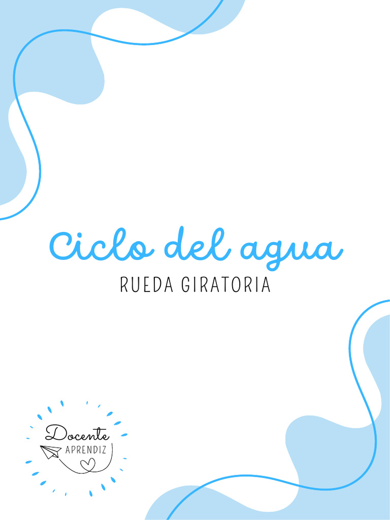 Ciclo Del Agua Rueda | PDF