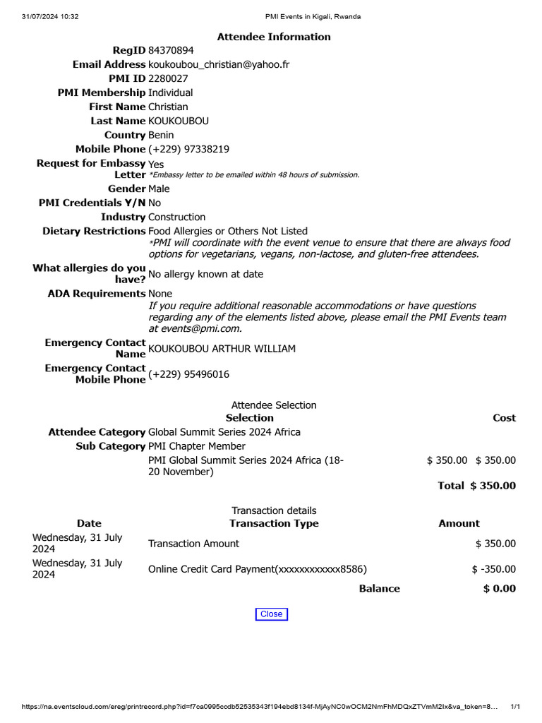 PMI Events in Kigali, Rwanda | PDF