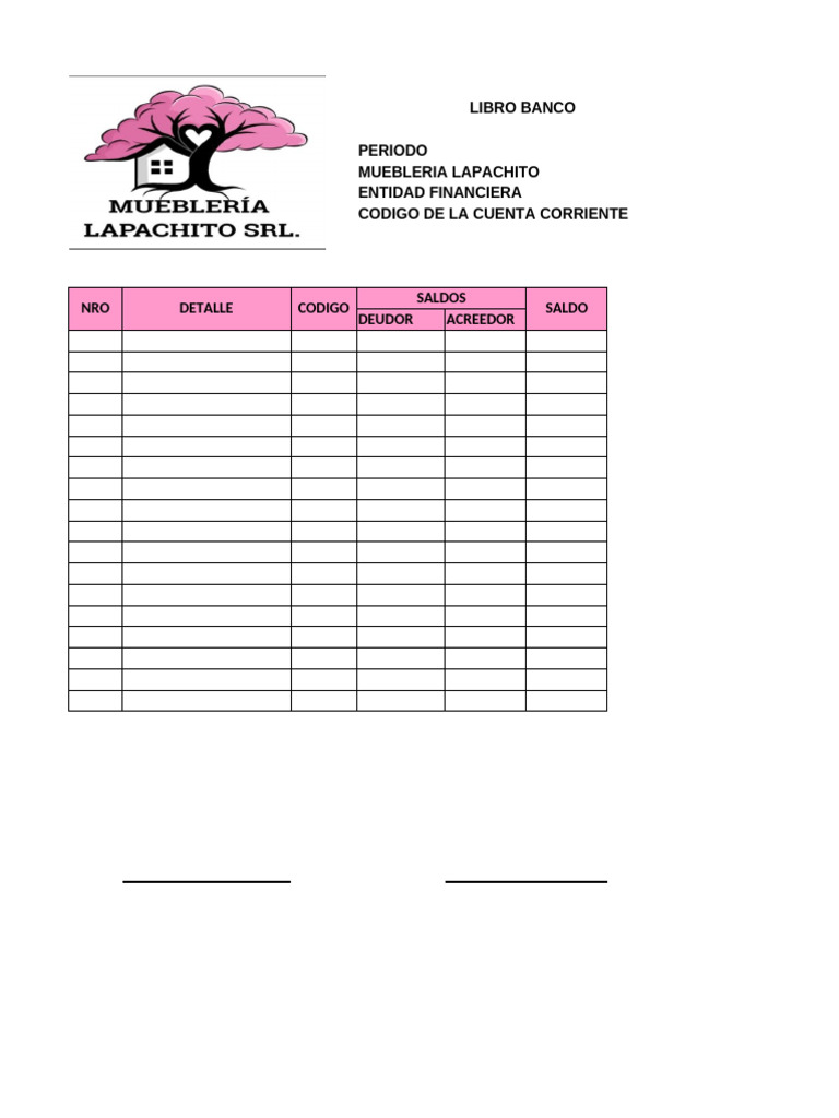 Libro Banco Corregido | PDF