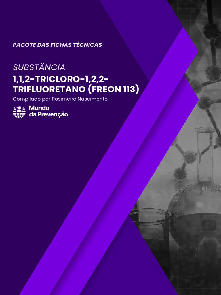 Propriedades do Freon-113 e Riscos Ocupacionais | PDF | Combustão | Química