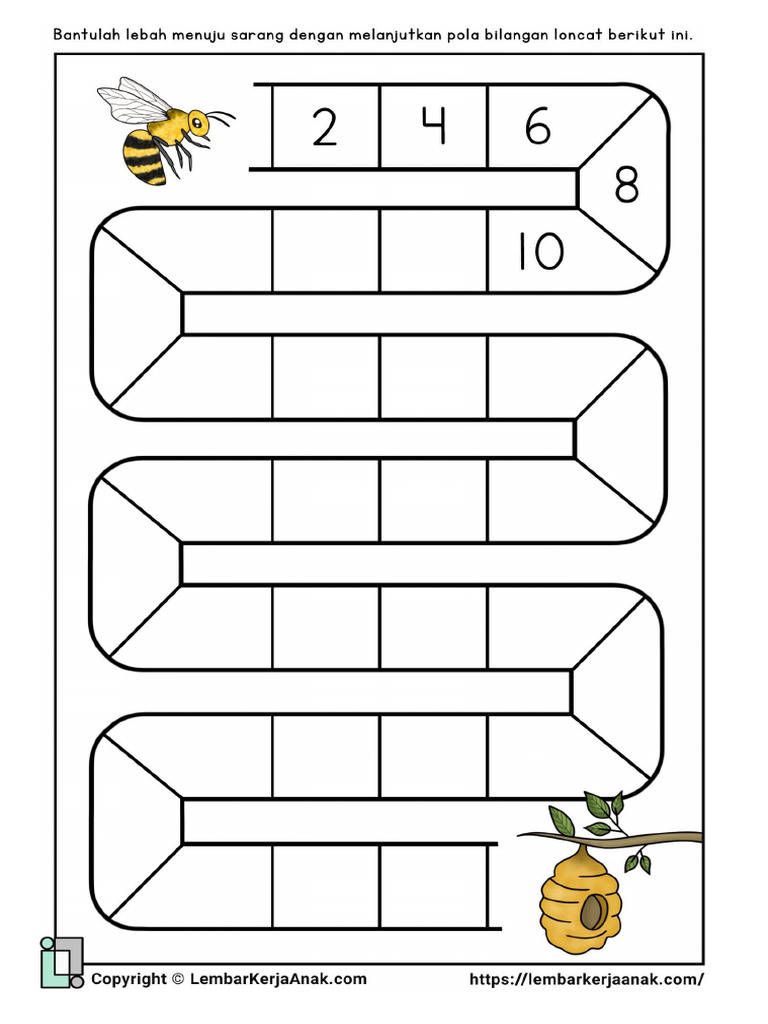 Bilangan Loncat 2 - Lebah | PDF