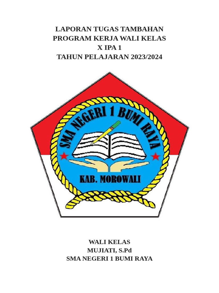 Laporan KEGIATAN WALI KELAS | PDF