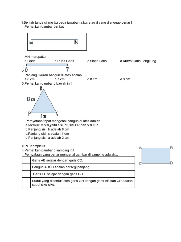 Matek Kelas 3 Sem 2 Sts Pdf