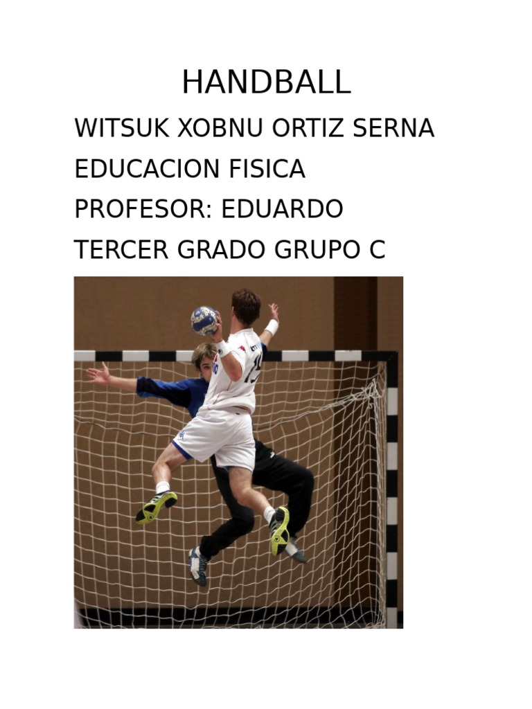 Handball | PDF | Reglas y regulaciones deportivas | Deportes atléticos